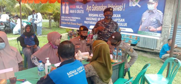 Posmat TNI AL Kampung Aie Lanal Simeulue Bekerja Sama UPTD Puskesmas ...